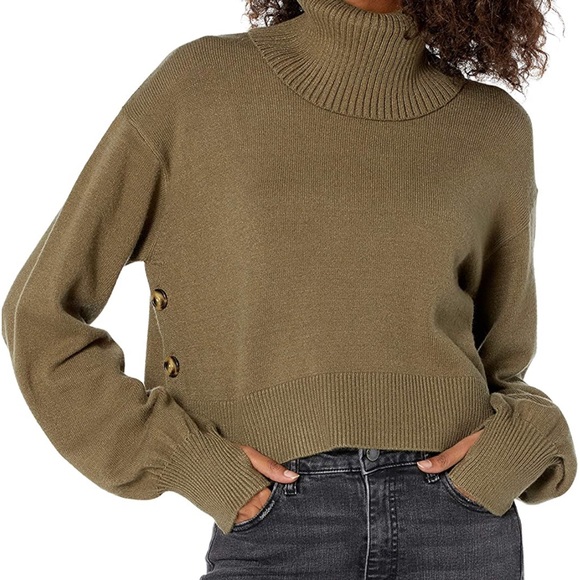 The Drop | Sweaters | The Drop X Lucyswhims Side Button Cropped Sweater ...